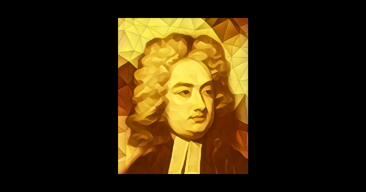 Jonathan Swift Golden Portrait | Jonathan Swift Artwork 9 - Jonathan ...