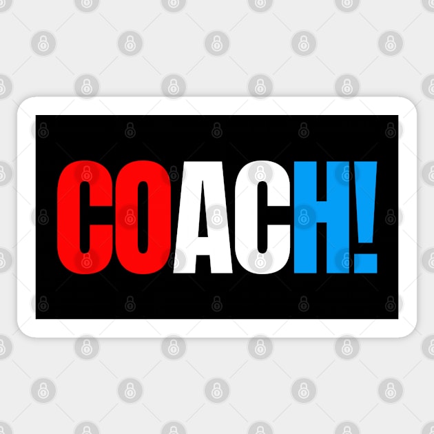 COACH - COACH WALZ (red, white, and blue) 1.0 - Coach Walz - Sticker ...