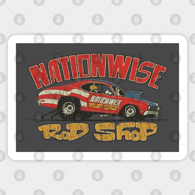 Nationwise Rod Shop 1974 - Drag Racing - Sticker | TeePublic