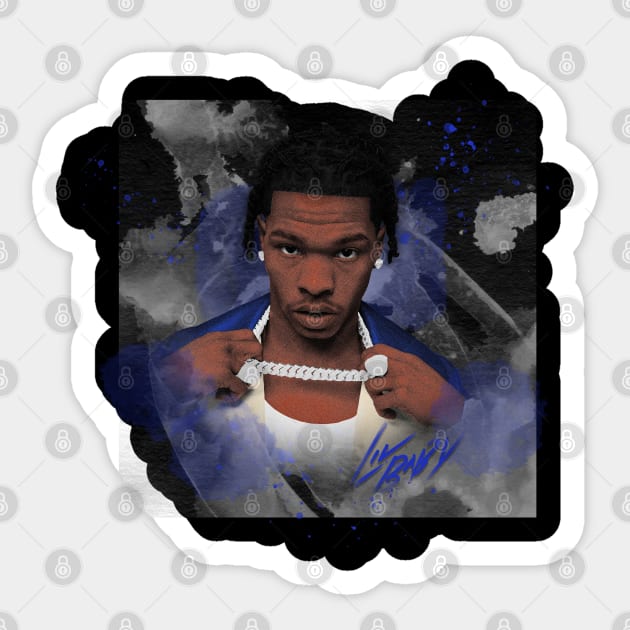 Lil Baby Portrait - Lil Baby - Sticker | TeePublic