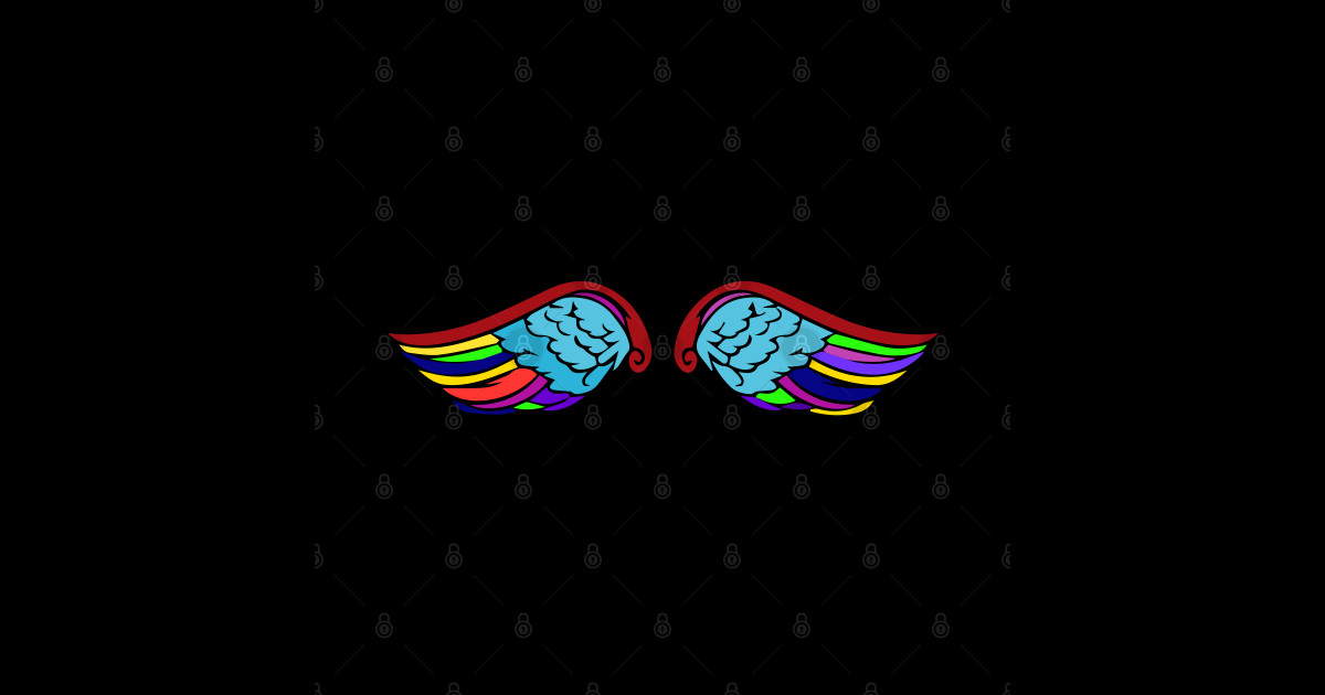 Multi color wings - Jaguar Wings Color - Sticker | TeePublic