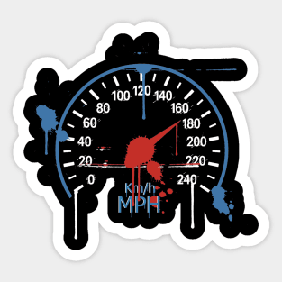 speedometer design sticker