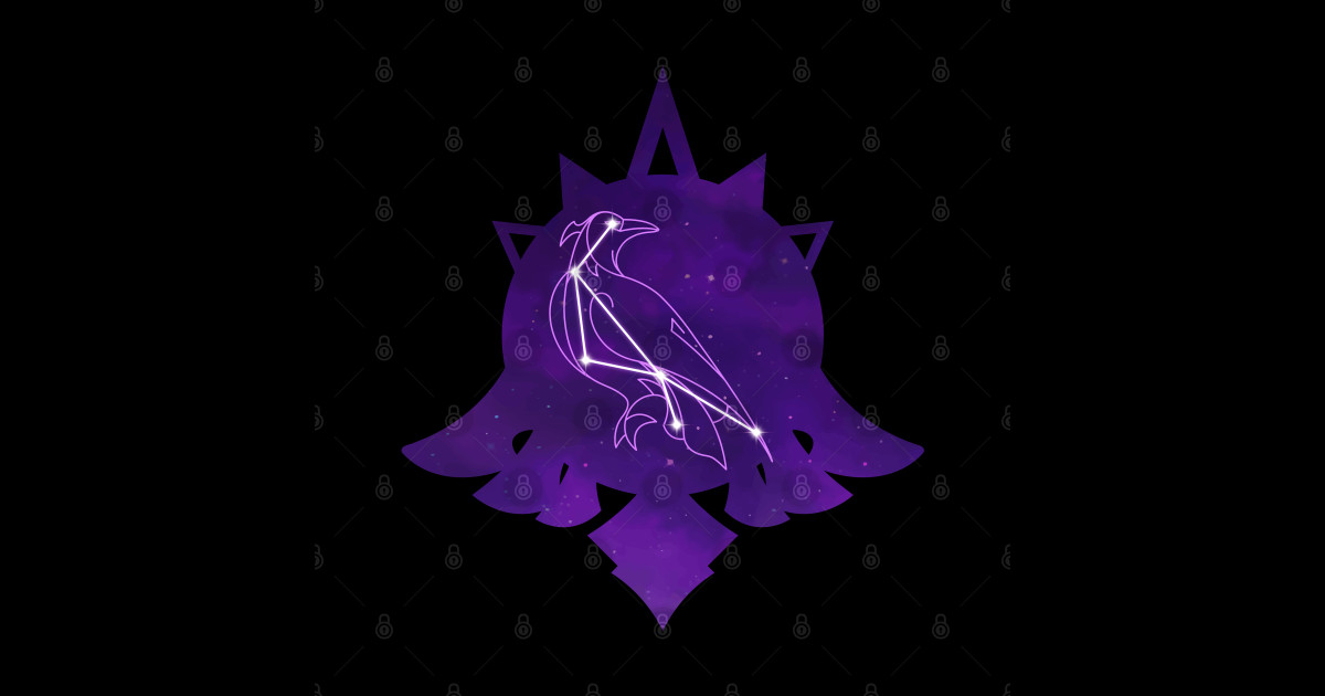 Fischl Pendant Constellation - Genshin Impact - Sticker | TeePublic
