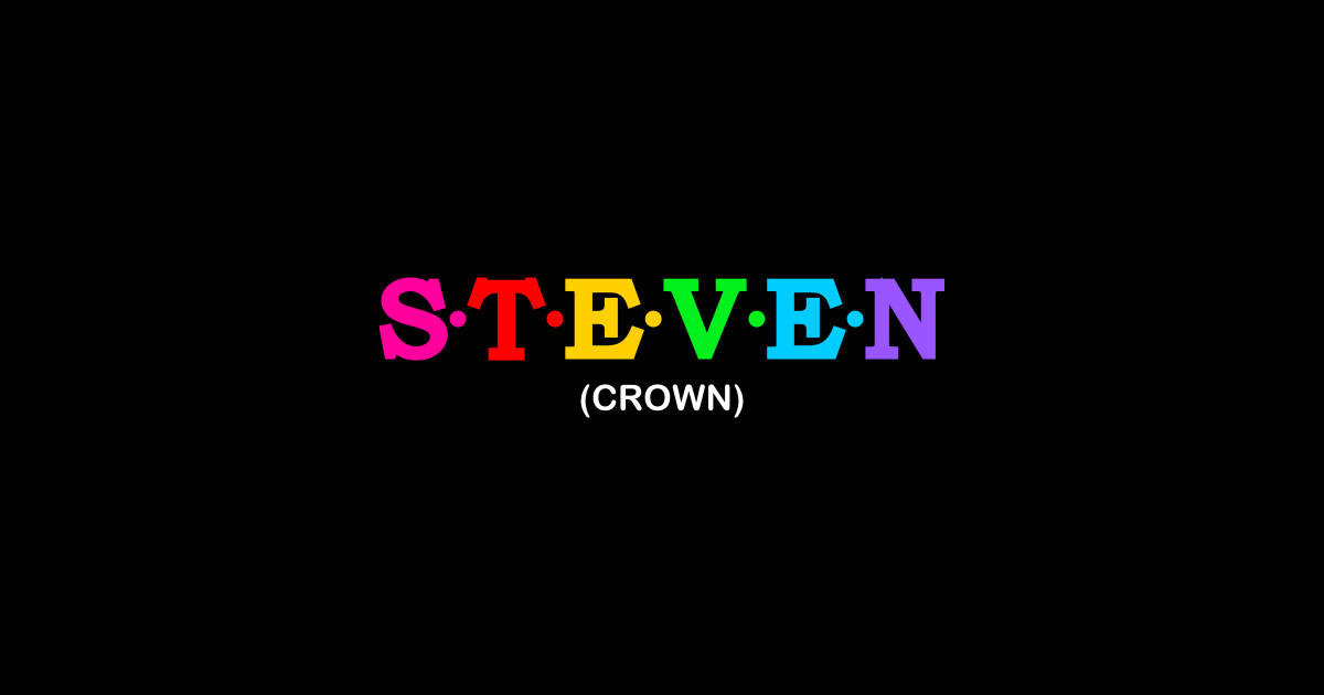 Steven - Crown. - Steven - Sticker | TeePublic