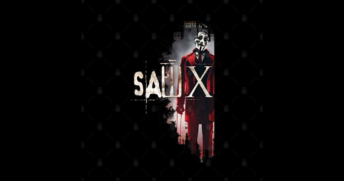 SAW X ( saw 10 )Tobin Bell as John Kramer movie graphic design poster ...