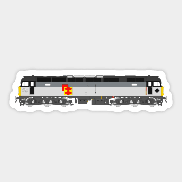 Class 47 Sector Livery loco - Class 47 - Sticker | TeePublic