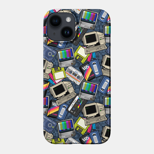 Retro 90's Tech - 90 S - Phone Case | TeePublic