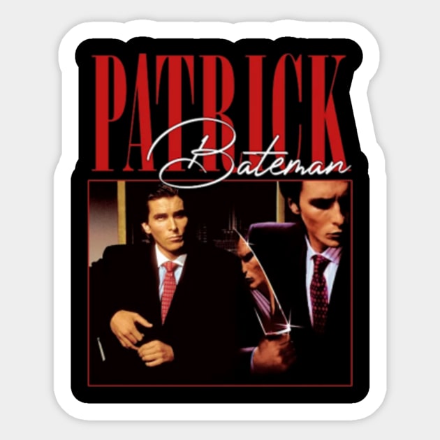Patrick Bateman Bootleg Vintage - Patrick Bateman - Sticker | TeePublic