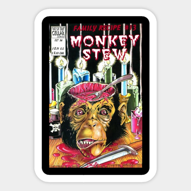 Monkey Stew Comic - Comics - Sticker | TeePublic