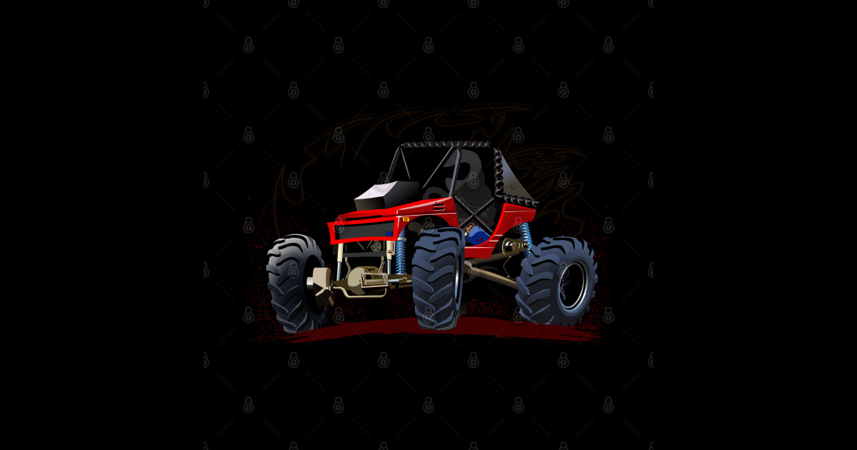 Cartoon buggy - Cartoon Car - Sticker | TeePublic