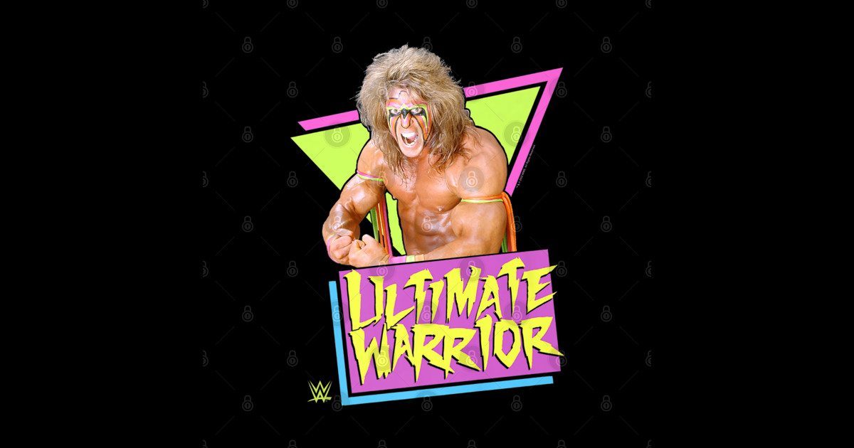 Ultimate Warrior Retro Flex - Ultimate Warrior - Sticker | TeePublic