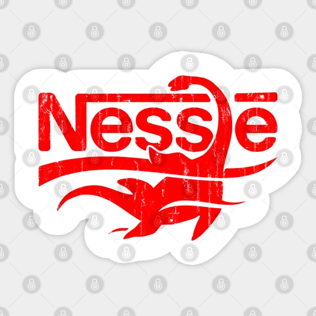 Nessie Logo - Nessie Logo - Sticker | TeePublic