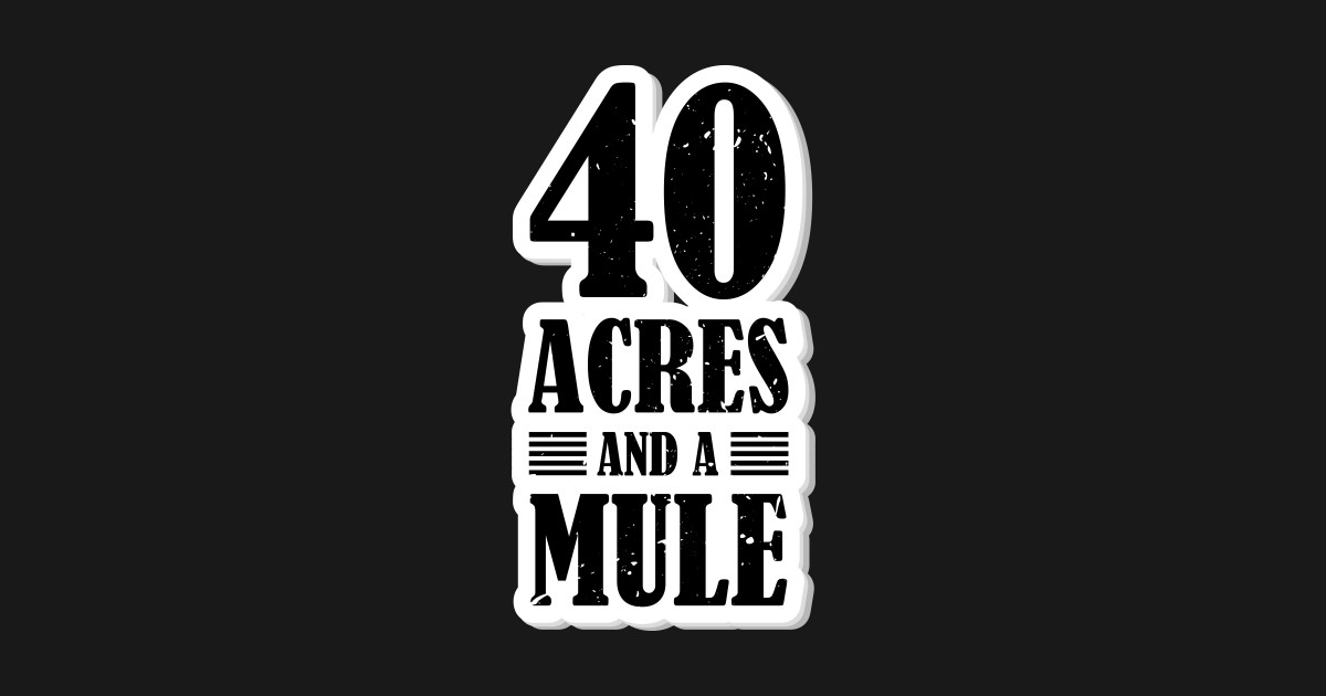 40 Acres and a Mule - 40 Acres And A Mule - T-Shirt | TeePublic