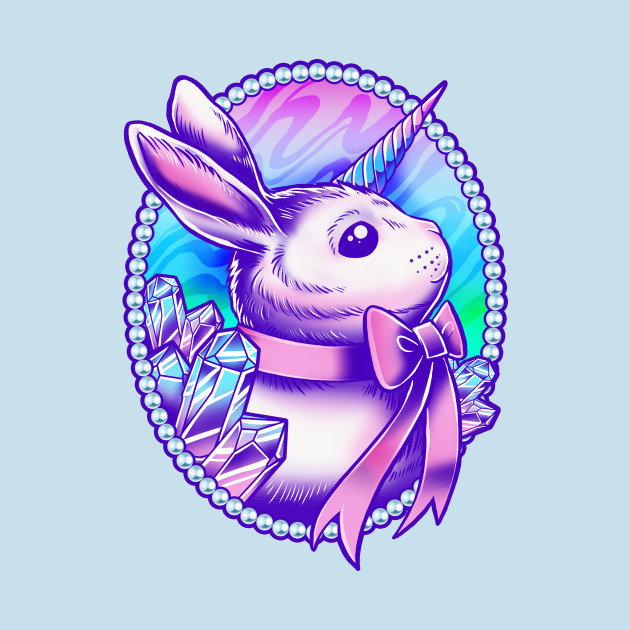 Unicorn Bunny - Bunny - T-Shirt | TeePublic