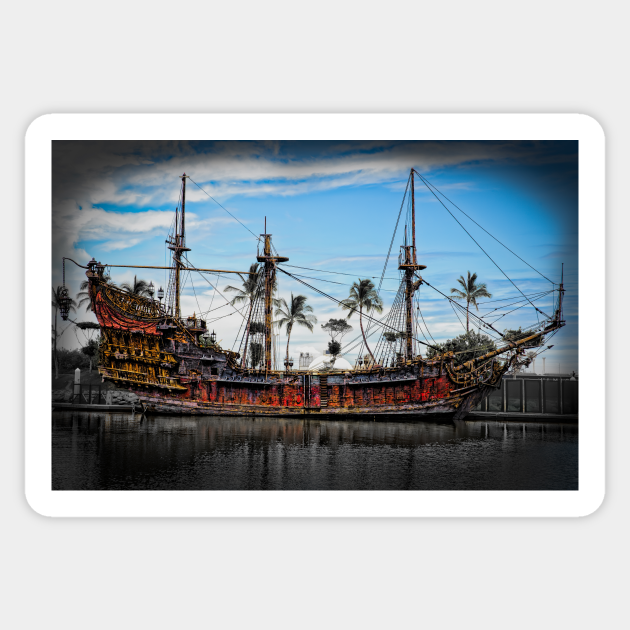 The Black Pearl - At Worlds End - Sticker | TeePublic