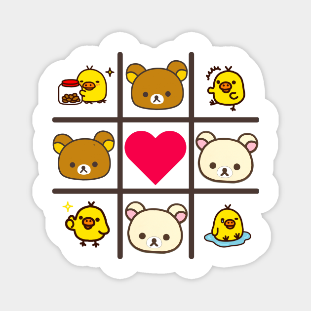 Rilakkuma and friends - Rilakkuma - Magnet | TeePublic