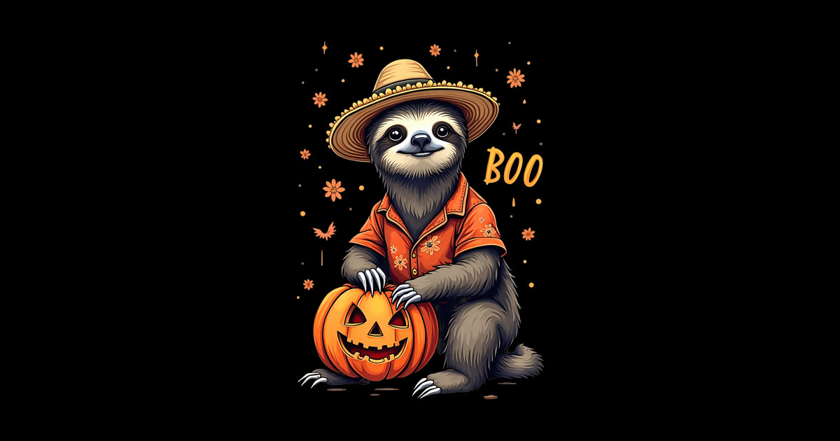 Monsters Of Lido - Scary Sloth - Scary Sloth Creature - Sticker | TeePublic