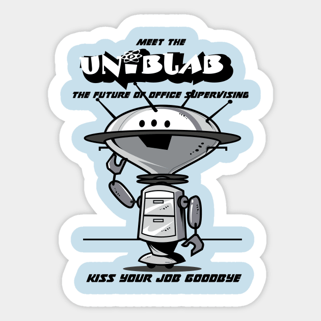 Uniblab - The Jetsons - Sticker | TeePublic
