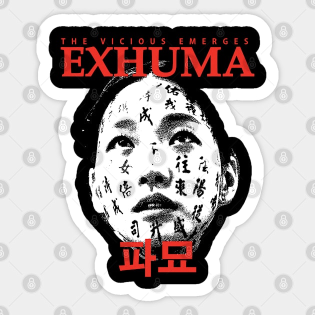 Exhuma Korean horror - Exhuma - Sticker | TeePublic