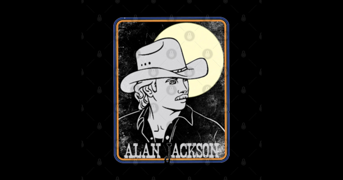 alan jackson best retro - Alan Jackson - Posters and Art Prints | TeePublic