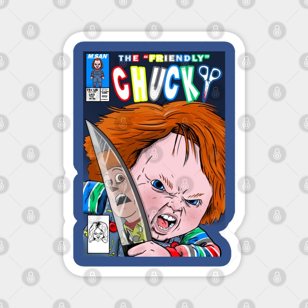 The Friendly Chucky - Chucky - Magnet | TeePublic