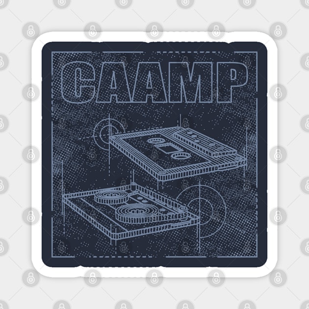 CAAMP Technical Drawing - Musician - Magnet | TeePublic