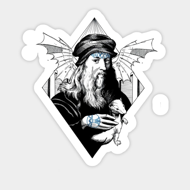 Leonardo Da Vinci - Leonardo - Sticker | TeePublic