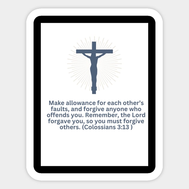 Forgive - Forgiven - Sticker | TeePublic