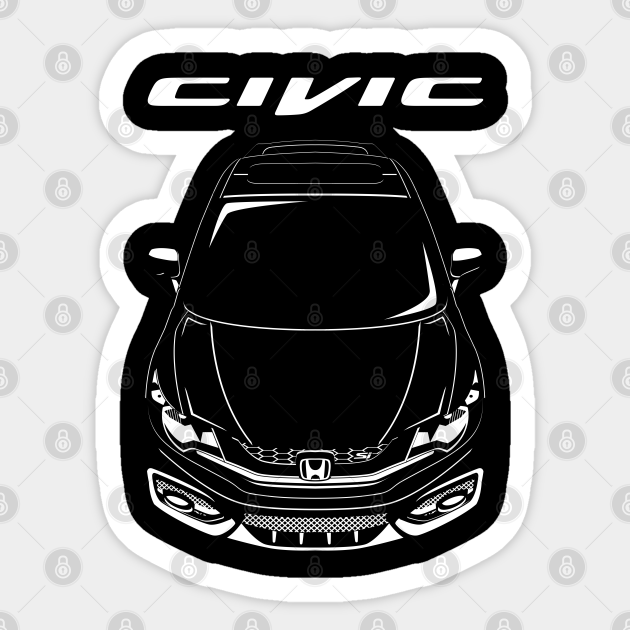 Civic SI 9th gen 2011-2014 - Civic - Sticker | TeePublic