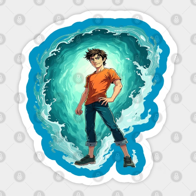 Percy Jacson - The Olympians - Percy Jackson - Sticker | TeePublic
