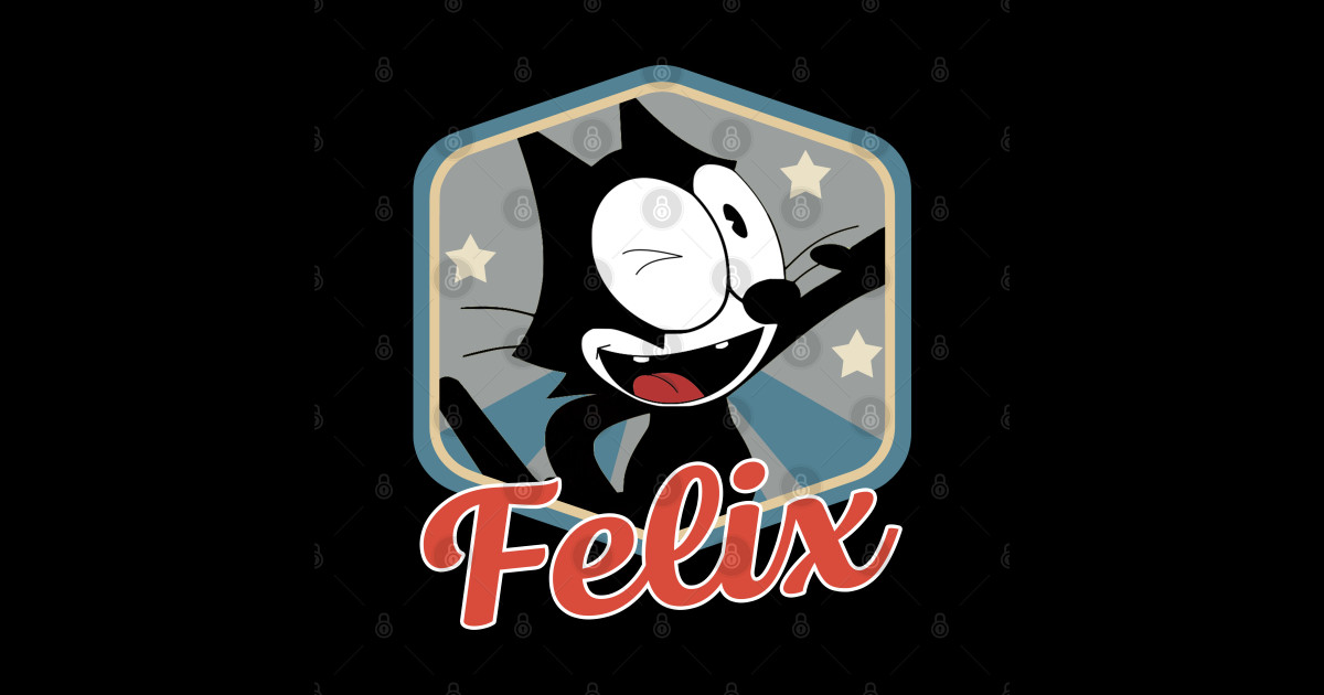 Felix's Tooniverse Zany Exploits on the Big Screen - Felix Cartoon - Sticker | TeePublic