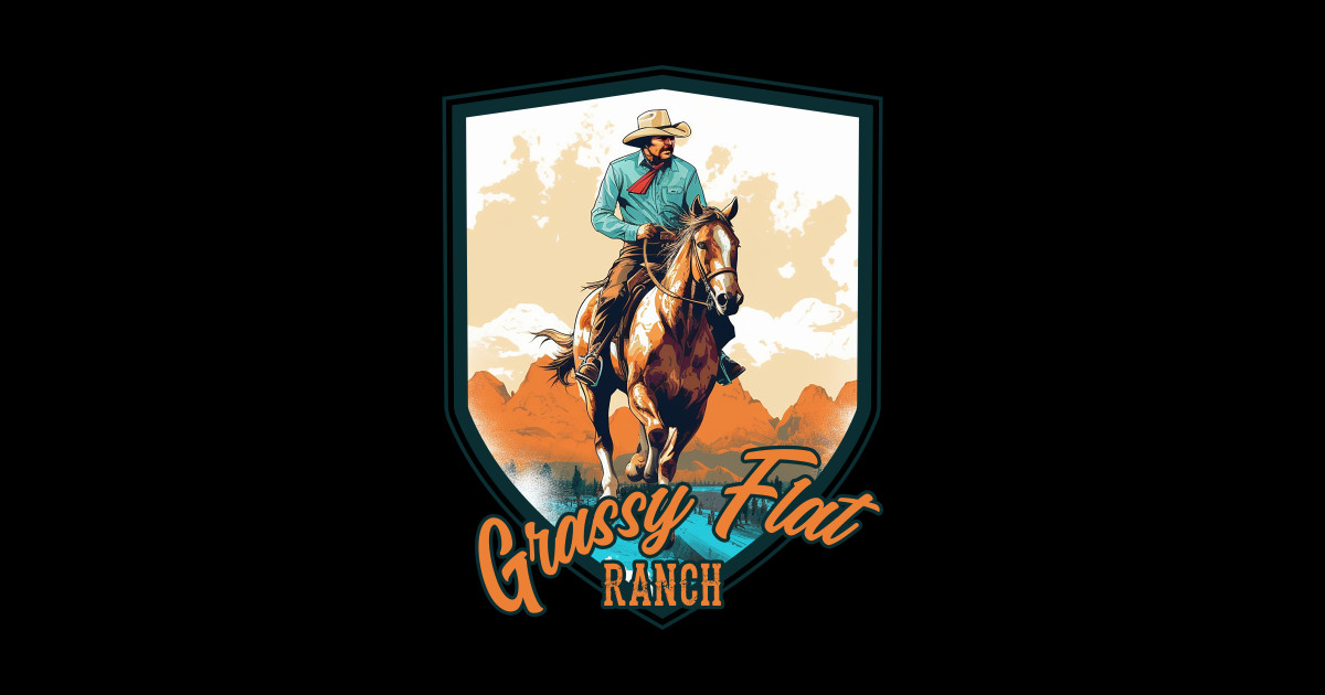 Grassy Flat Ranch Hand - Grassy Flat Ranch - Sticker | TeePublic