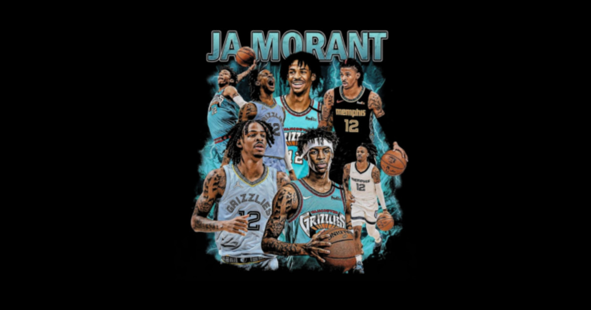 Ja Morant Retro Vintage - Ja Morant - Sticker | TeePublic