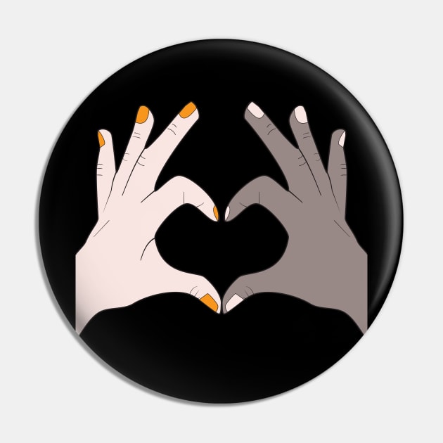 Hands Making Heart Shape Love Sign Language Valentine's Day - Hands ...
