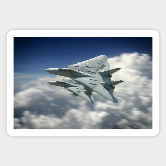 VF-101 Grim Reapers - F 14 - Sticker | TeePublic