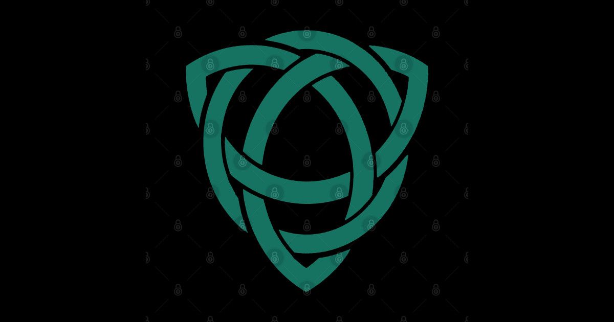 Trinity Celtic Knot In Green - Trinity Celtic Knot - Sticker | TeePublic