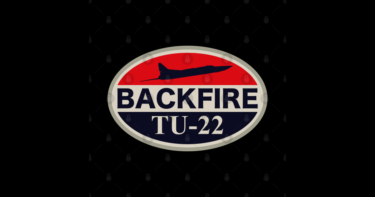 Tupolev TU-22 Backfire - Soviet Tu 22m Bomber - Sticker | TeePublic