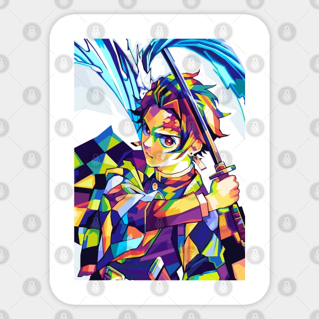 Tanjiro Demon Slayer - Demon Slayer - Sticker | TeePublic