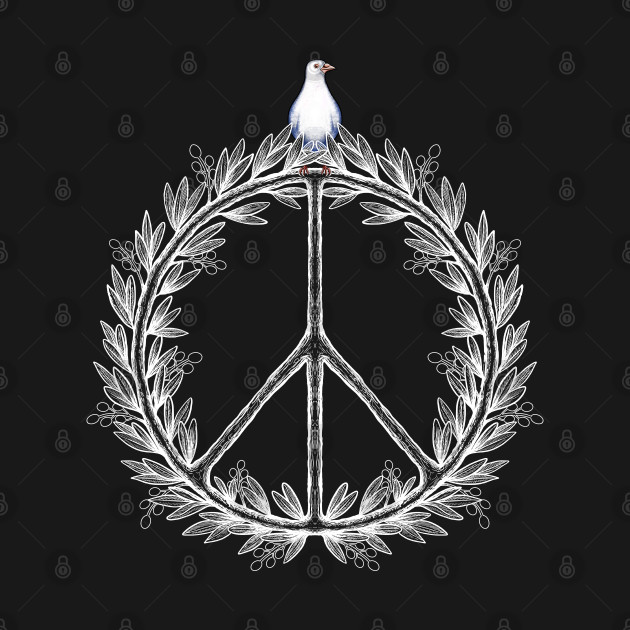 Peace symbol olive tree - Peace Symbol Peace And Love World Peace - T ...