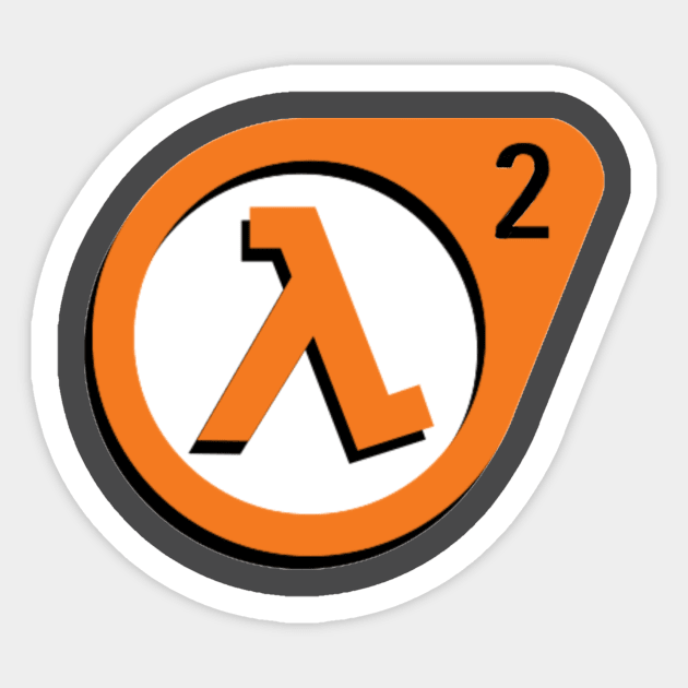 Half-Life 2 Logo - Half Life 2 - Sticker | TeePublic