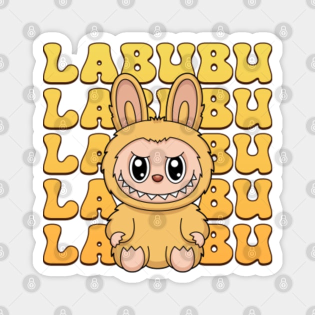 Labubu Baba Cute Character Fanart - Labubu - Magnet | TeePublic