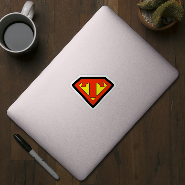 Super T - Super Alphabet - Sticker | TeePublic
