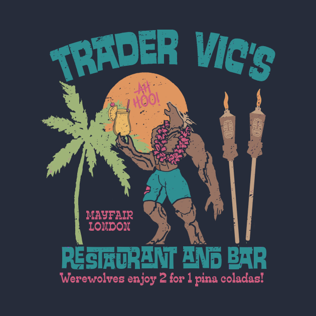 Trader Vics Werewolves Of London - Werewolves Of London - T-Shirt | TeePublic