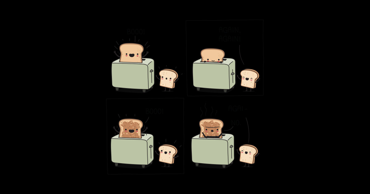 Toasted bread - Bread - Sticker | TeePublic