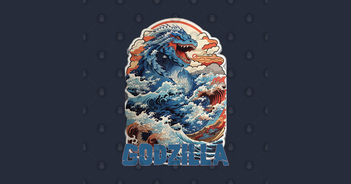 Godzilla - Godzilla Flag - Hoodie | TeePublic