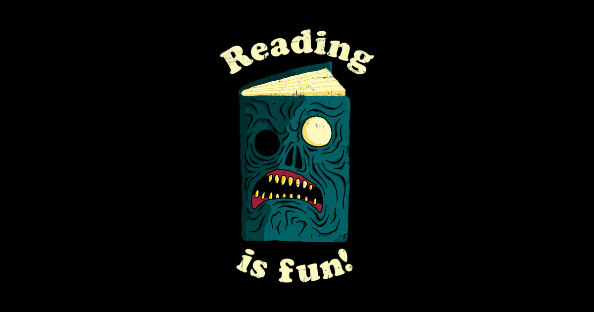 Reading Is Fun - Reading Is Fun - Sticker | TeePublic