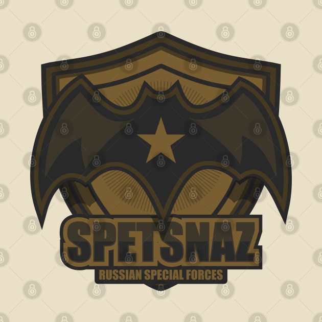Spetsnaz - Russian Special Forces (Small logo) - Russia Spetsnaz - T ...