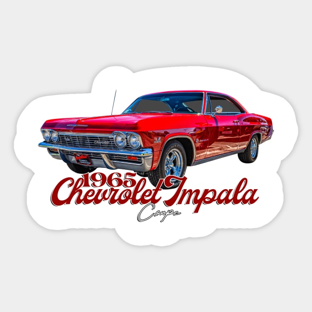 1965 Chevrolet Impala Coupe - 1965 Chevrolet Impala Coupe - Sticker ...