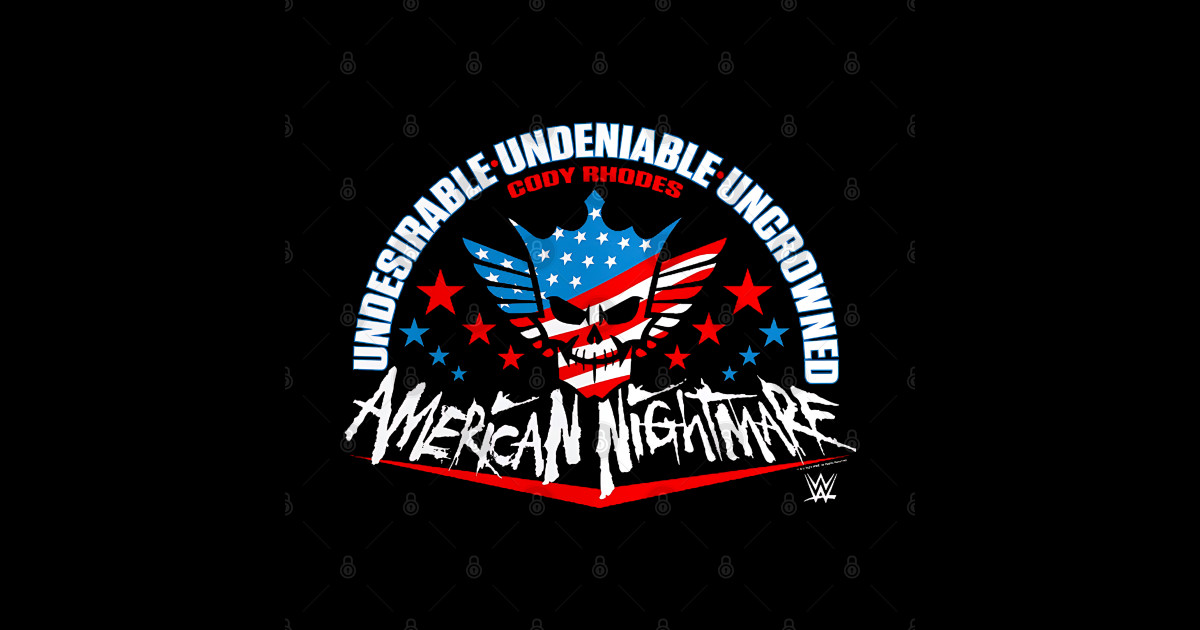 Cody Rhodes American Nightmare 2025 - American Nightmare - Sticker ...