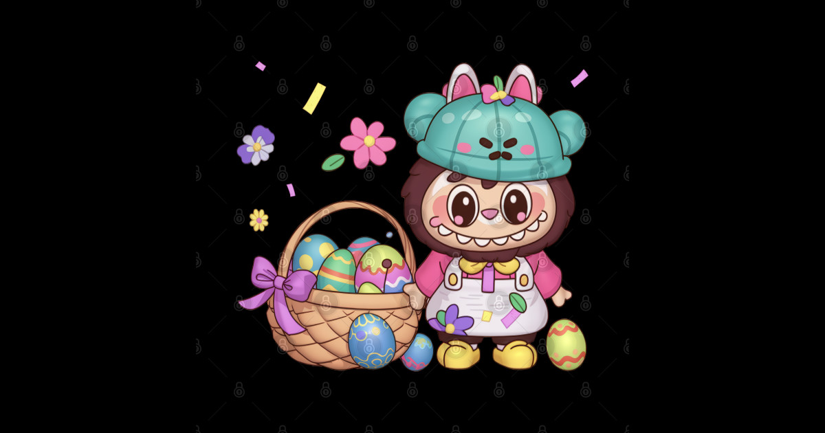 Labubu Easter Coquette Bow Cute Doll For Kids Girls - Labubu Easter ...